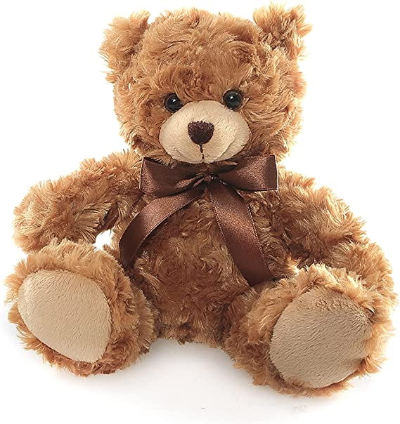 Plushland Sitting Bear Stuffed Animal with Bow-Ties,Plush Teddy Bear ...