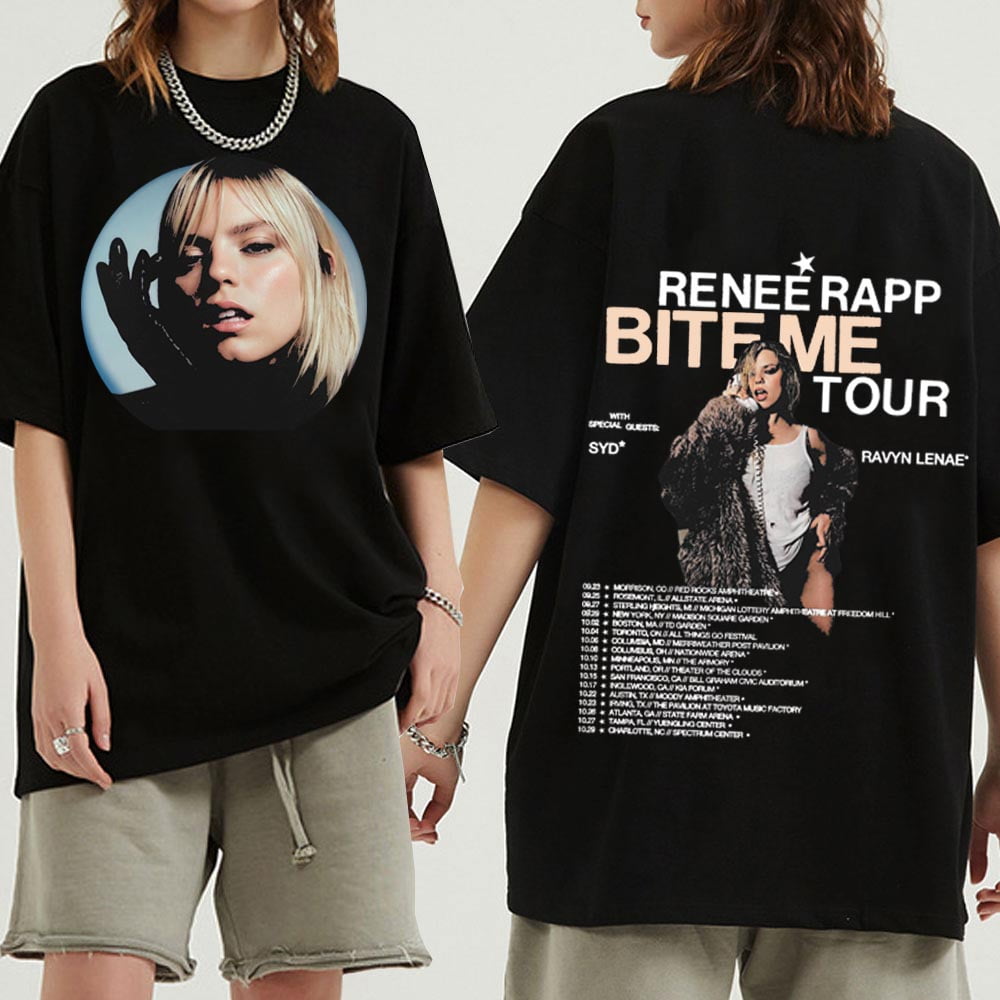 Click here for Xianqi Renee Rapp Inspired Bite Me Tour Cotton-Ble... prices