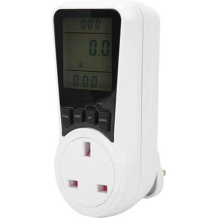 nipocaio Plug-in Power Meter Electricity Usage Monitor LCD Display ...