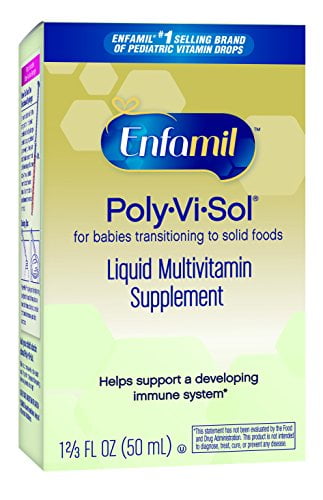 6 Pack - Enfamil Poly-Vi-Sol Vitamin Drops - 50 ML Each - Walmart.com ...