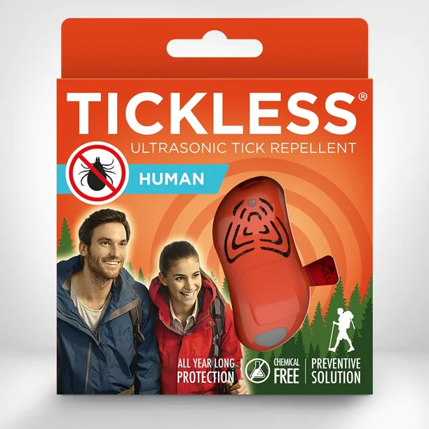 Tickless Human - Chemical Free, Ultrasonic, Natural Tick Repellent - Orange - Walmart.com