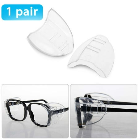 One Pair Slip On Clear Side Shields For Safety Glasses, Safety Glasses ...