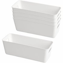 Mainstays Large Lidded Storage White Set of 4 - Walmart.com