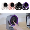Air Cooling Fan Small Desk Fan Digital Display Fan ABS Texture Quiet ...