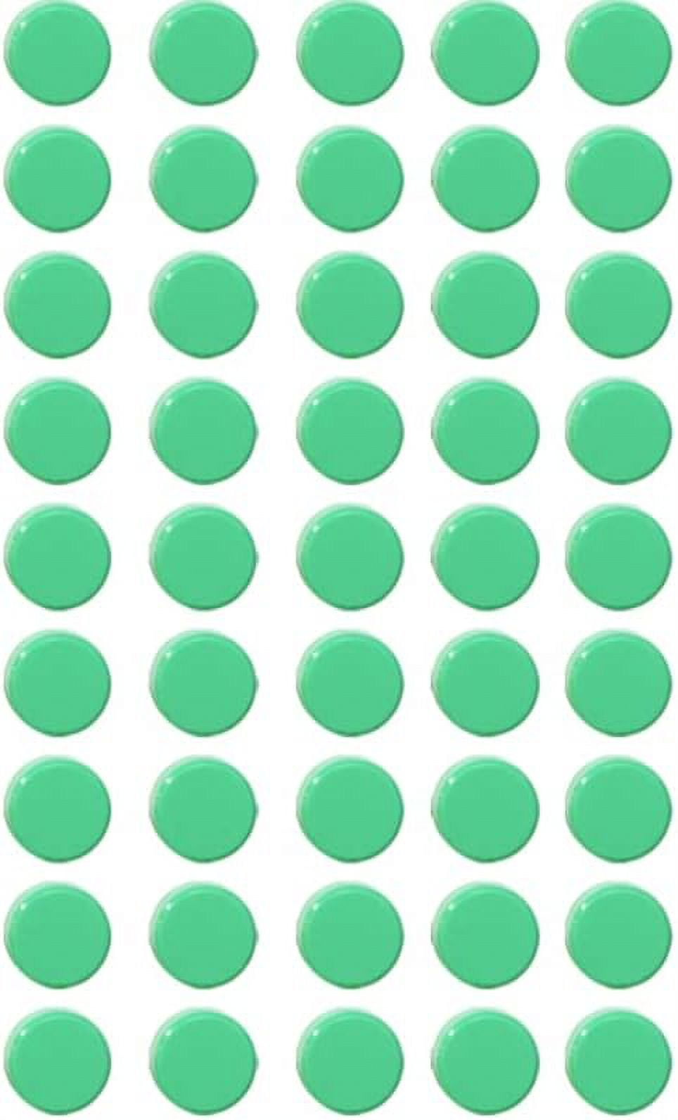 Office Magnets Green 50 Pack, Heavy Duty Round Refrigerator Whiteboard ...