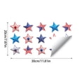 Patriotic Star Window Clings Double Sided Static Decals for USA 250th ...