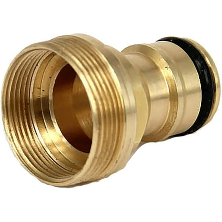 Brass Basin Connection Water Hose Garden Hose Faucet Fitting - 4 Brass ...