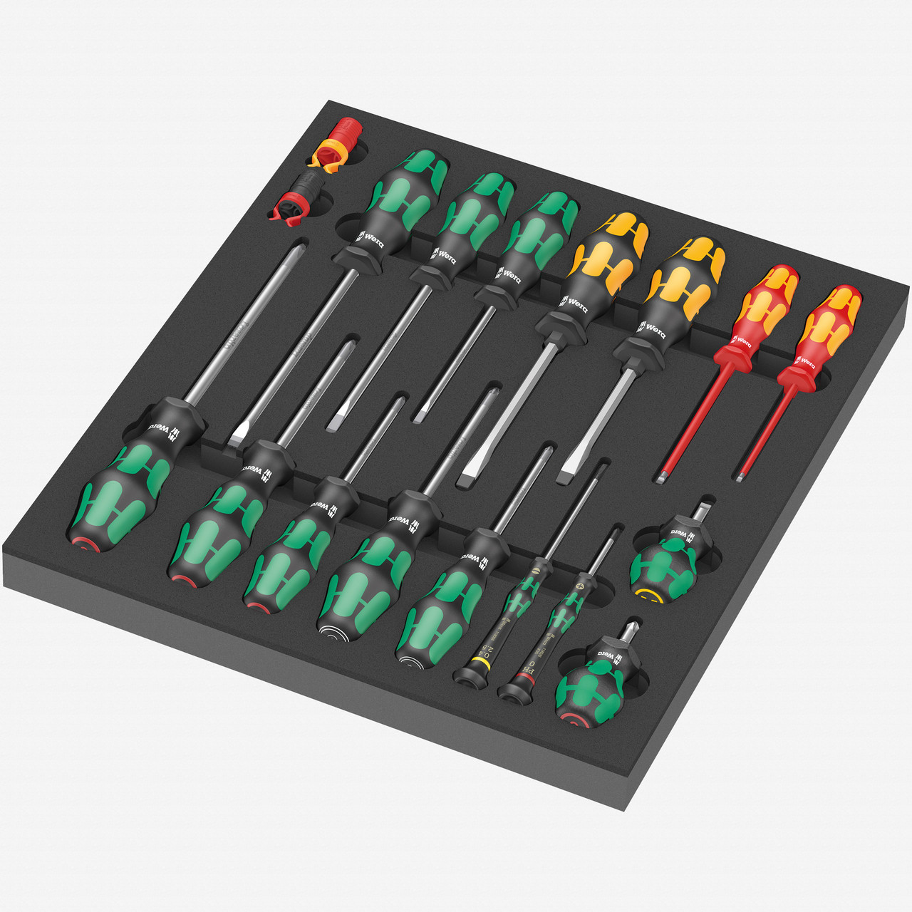 Wera 150101 Foam Insert Screwdriver Set 1, 18 Pieces - Walmart.com