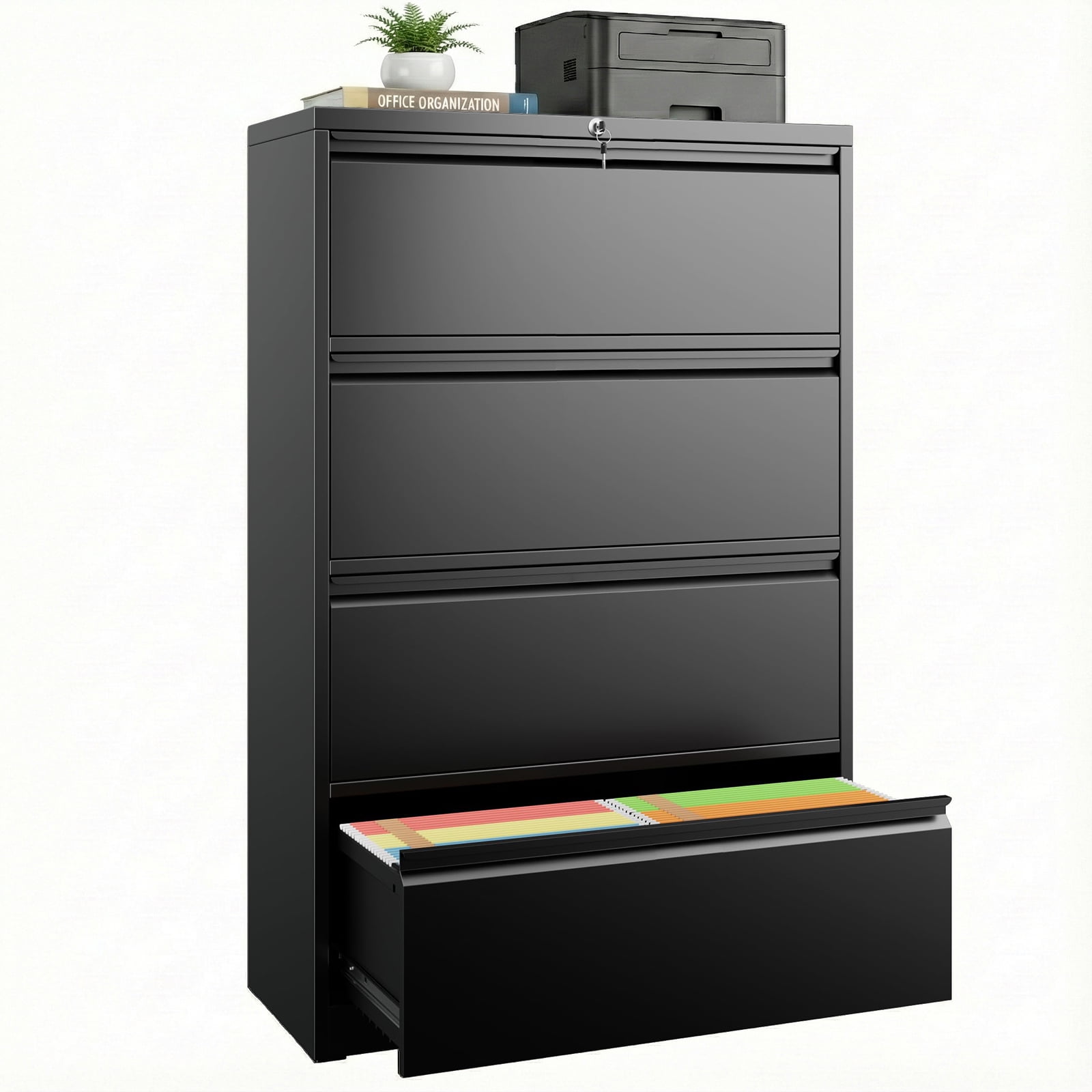 Click here for Omethey 4 Drawer Lateral File Cabinet With Lock  M... prices