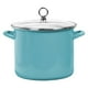 Calypso Basics, 8 Qt. Stock Pot w/ Glass Lid, Turquoise - Walmart.com
