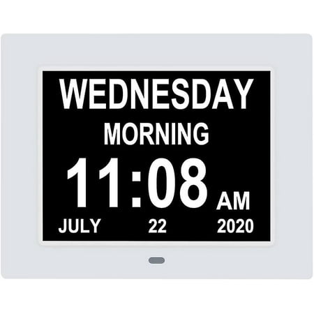 [2022 Newest] Digital Calendar Day Date Time Clock With 8 Options ...