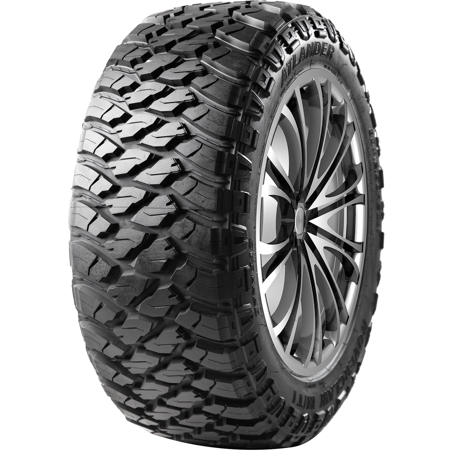 Atlander Roverclaw M/T I LT 33X12.50R20 Load E (10 Ply) MT Mud Tire ...