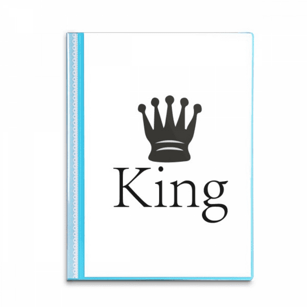 Queen Black Word Chess Game Book Sheet Protectors Portfolio Binder ...