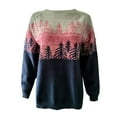 Aoiroe Women's Fair Isle Sweater,Crewneck Knit Pullover Tops 2025 ...