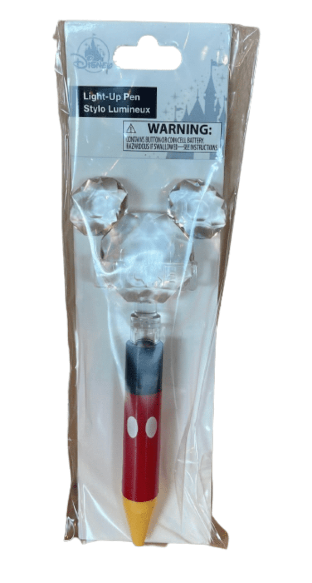 Disney Parks Mickey Ears Light - Up Pen New with Card - Walmart.com