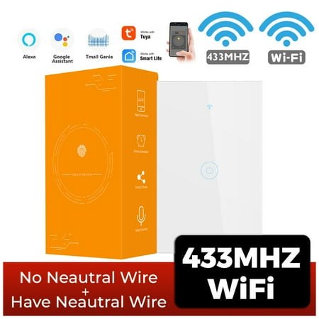 Light Switch Touch Control WiFi Lamp Switch Voice Control control light ...