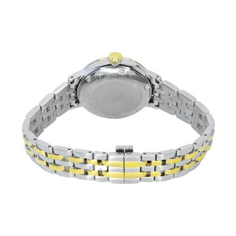 Seiko Presage Cocktail Time White Lady Diamond Accents Gold Seiko Presage Cocktail Time White Lady Diamond Accents Gold