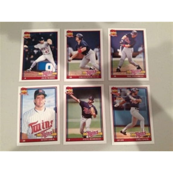 1991 Topps Traded Minnesota Twins Team Set NM-MT - Walmart.com