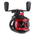 Black & Red 8kg Baitcasting Fishing Reel with Magnetic Brake System ...