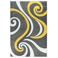 GLORY RUGS Modern Area Rug Swirls Carpet Bedroom Living Room ...