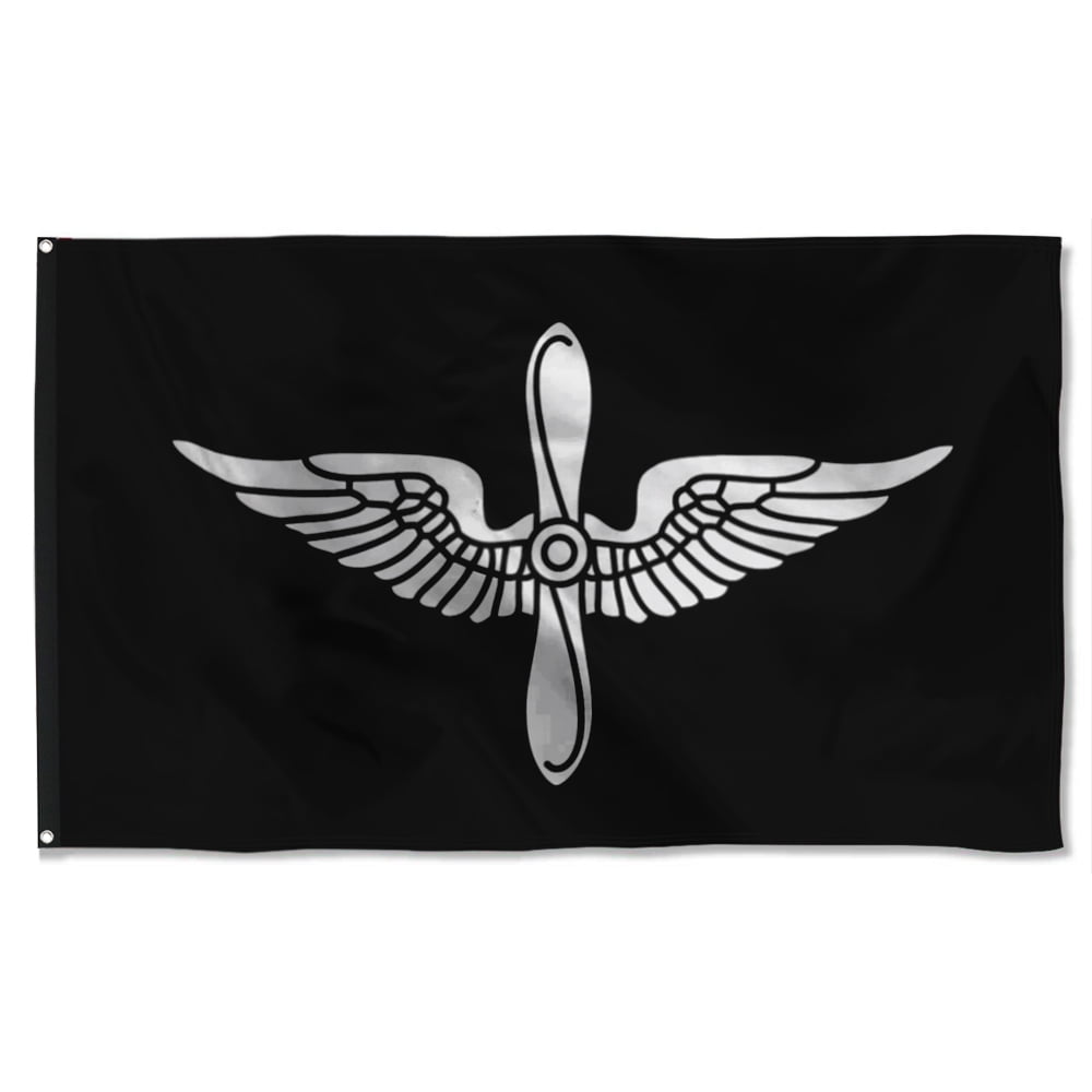 Cayyon Aviation Branch Black And White Flag 3x5Feet Military Banner ...