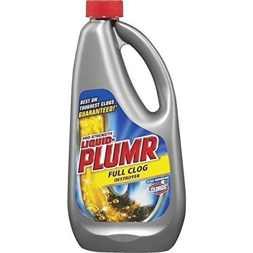 9 Pk Liquid-Plumr 32 Oz Pro-Strength Full Clog Destroyer Drain Cleaner ...
