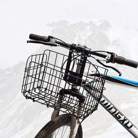 Foldable Bicycle Bike Basket Front basket front foldable Rear Metal ...