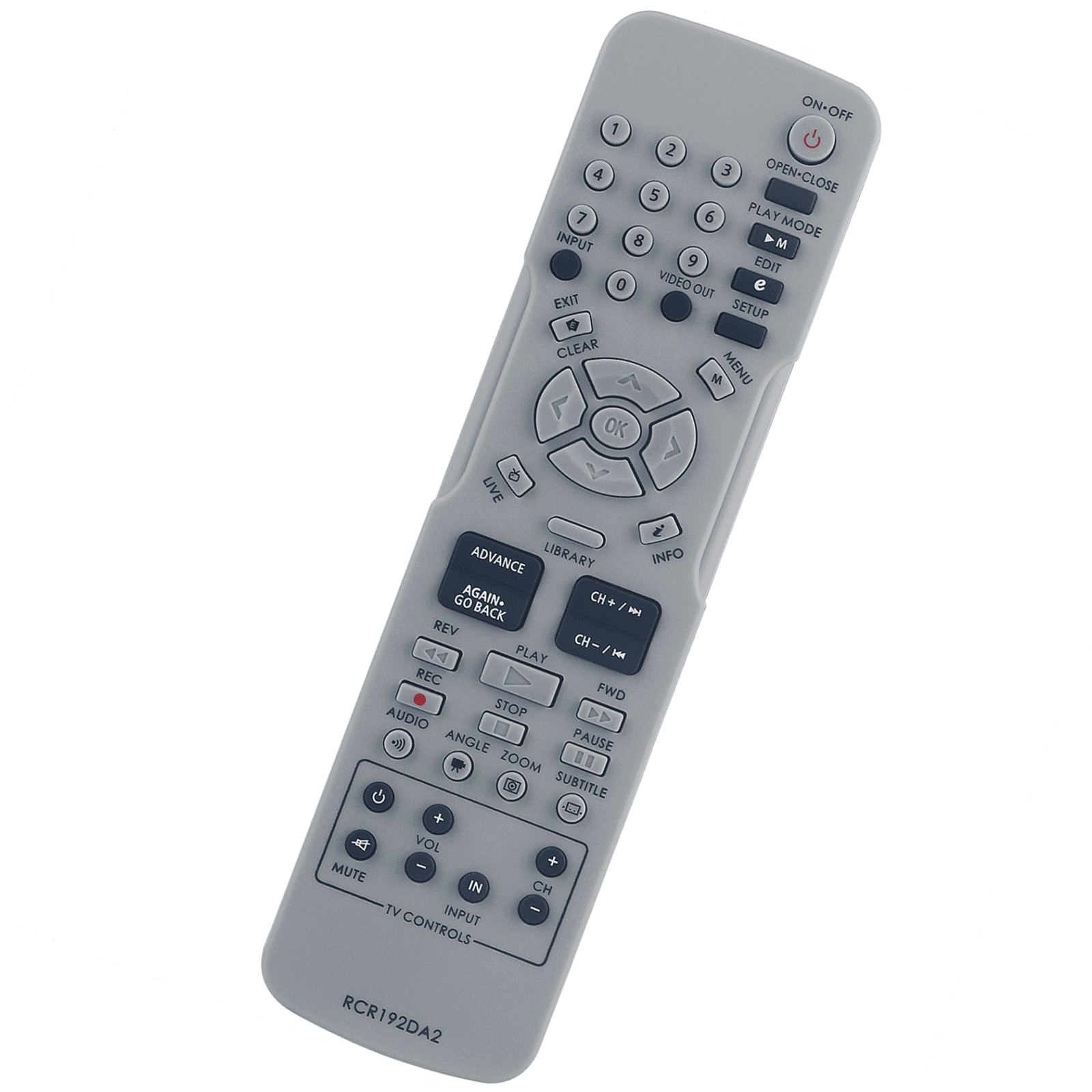 RCR192DA2 Replace 273456 Remote Control for RCA DVD Recorder DRC8030 ...
