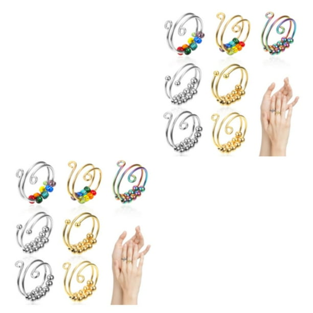 Xingzhi 7piece Retro Gothic Rings Set Stainless Steel Rings For Women ...