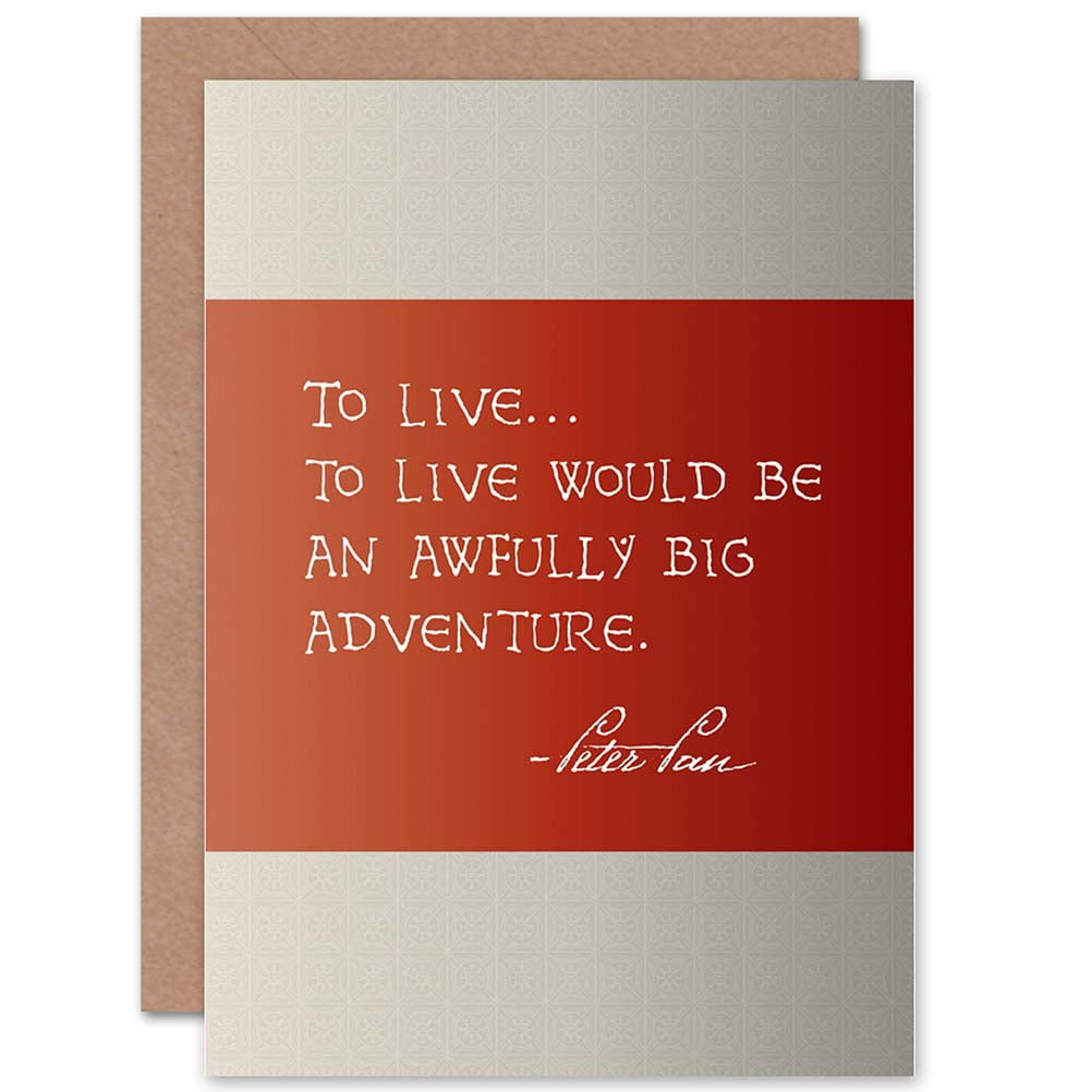 Barrie Peter Pan Adventure Greetings Card Plus Envelope Blank inside ...