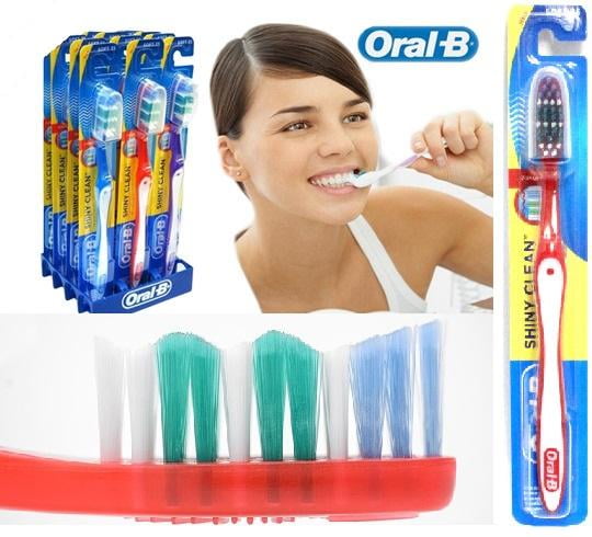 Oral-B 12 Pack - Shiny Clean Soft 35 Toothbrush Set - Walmart.com
