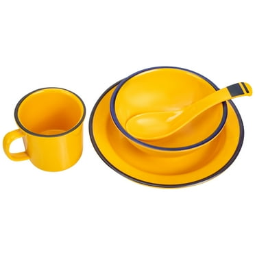 Gibson Home Crest 12 Piece Stackable Matte Melamine Dinnerware Set ...