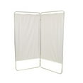 King Size 2-Panel Privacy Screen, vinyl, white, 6 mm thick - Walmart.com