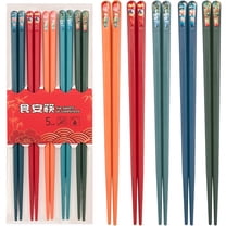 Chopsticks Set 5 Pairs Reusable Plastic Chopsticks Bpa-free Dishwasher ...