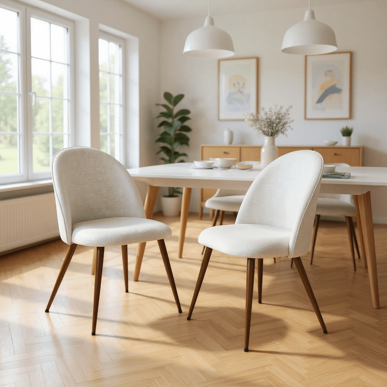 Click here for Homy Casa Set Of 2 Modern Upholstered Accent Chair... prices