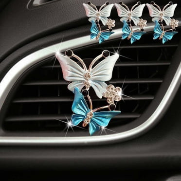Frusde 6pcs Car Air Vent Clips, Cute Flower Car Air Fresheners Vents ...