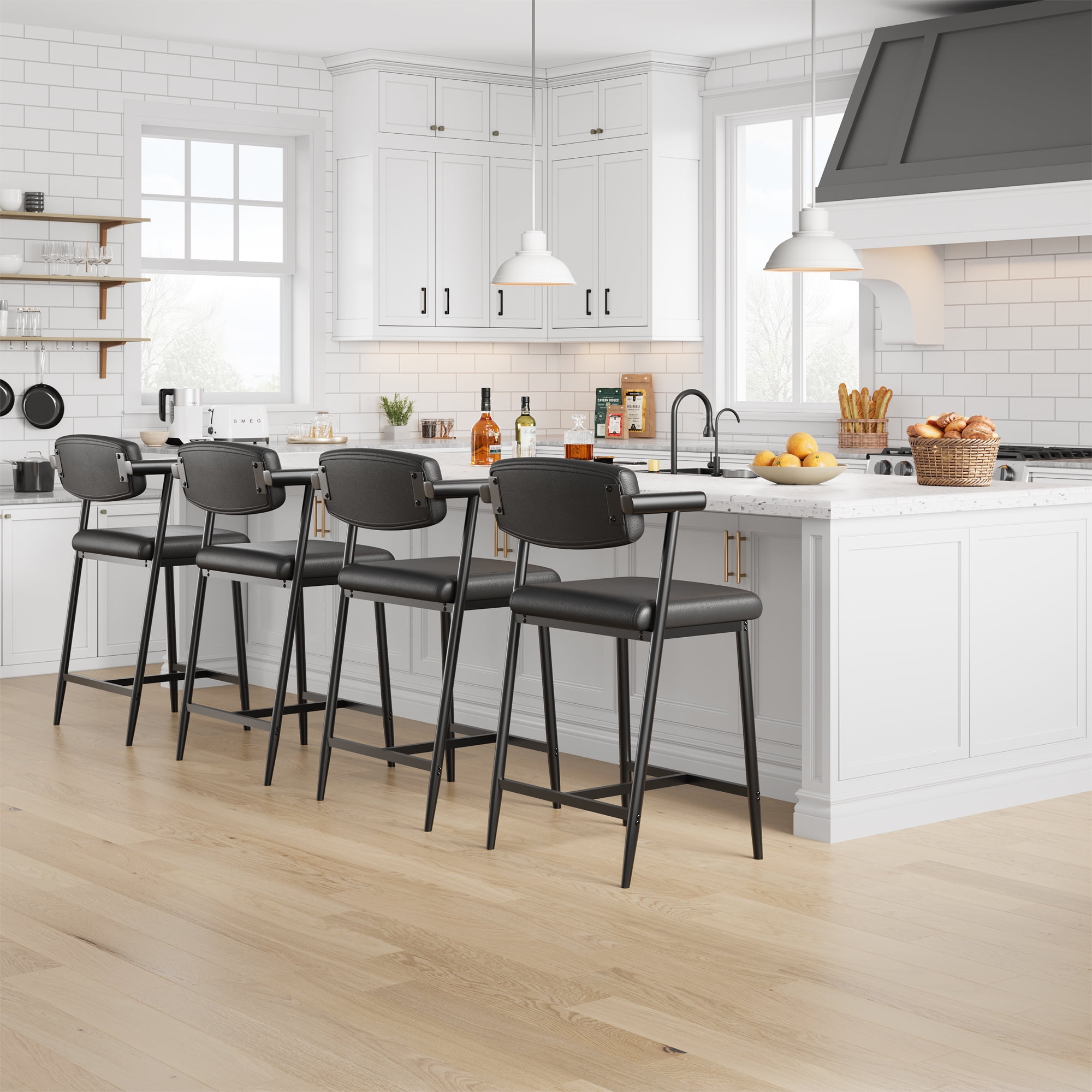 Click here for Yiwanda Yiwa Modern Bar Stools With Armrests  Ergo... prices