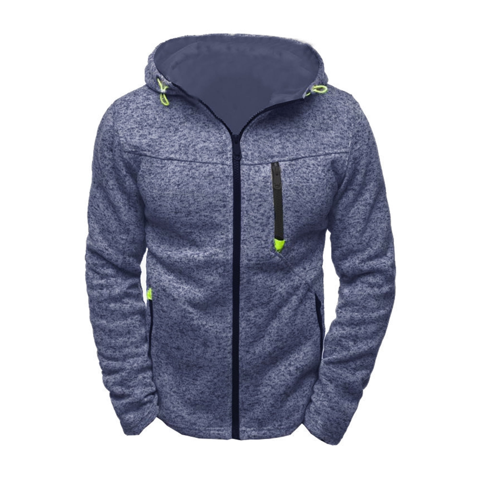 Click here for Luxur Men Cardigan Hooded Neck Sweatshirt Solid Co... prices