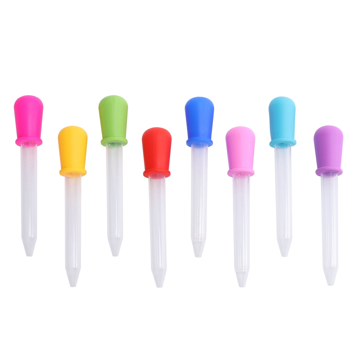 8pcs Pill Feeder Droppers Simple Useful Baby Silicone Mold Droppers ...