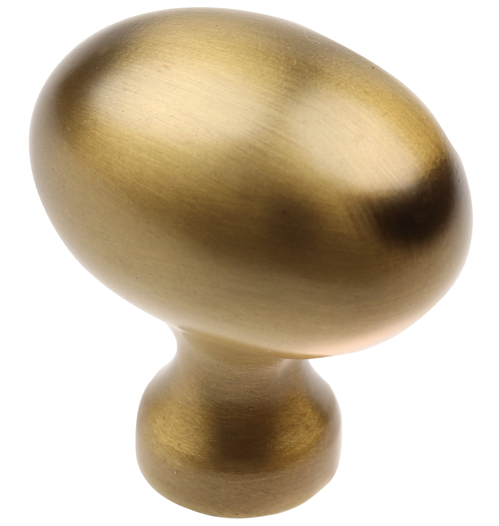 GlideRite 1.125 in. Classic Oval Cabinet Knob, Satin Gold - Walmart.com