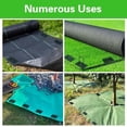 50 Pcs Green Artificial Turf Stakes Anchor + 50 Pcs Buffer Washer, 6 ...