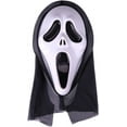 Single Horror Ghost Adult Mask - Scary Scream Mask for Costume Party ...