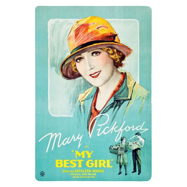 My Best Girl Poster Mary Pickford 16in X 24in Poster Square Adults Western Graphic