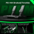 PXN - V10 Ultra Gaming Steering Wheel & Pedals, 3.2Nm Direct Drive ...