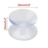 Clear Soft Plastic Double Sided Suction Cup for Car - Walmart.com
