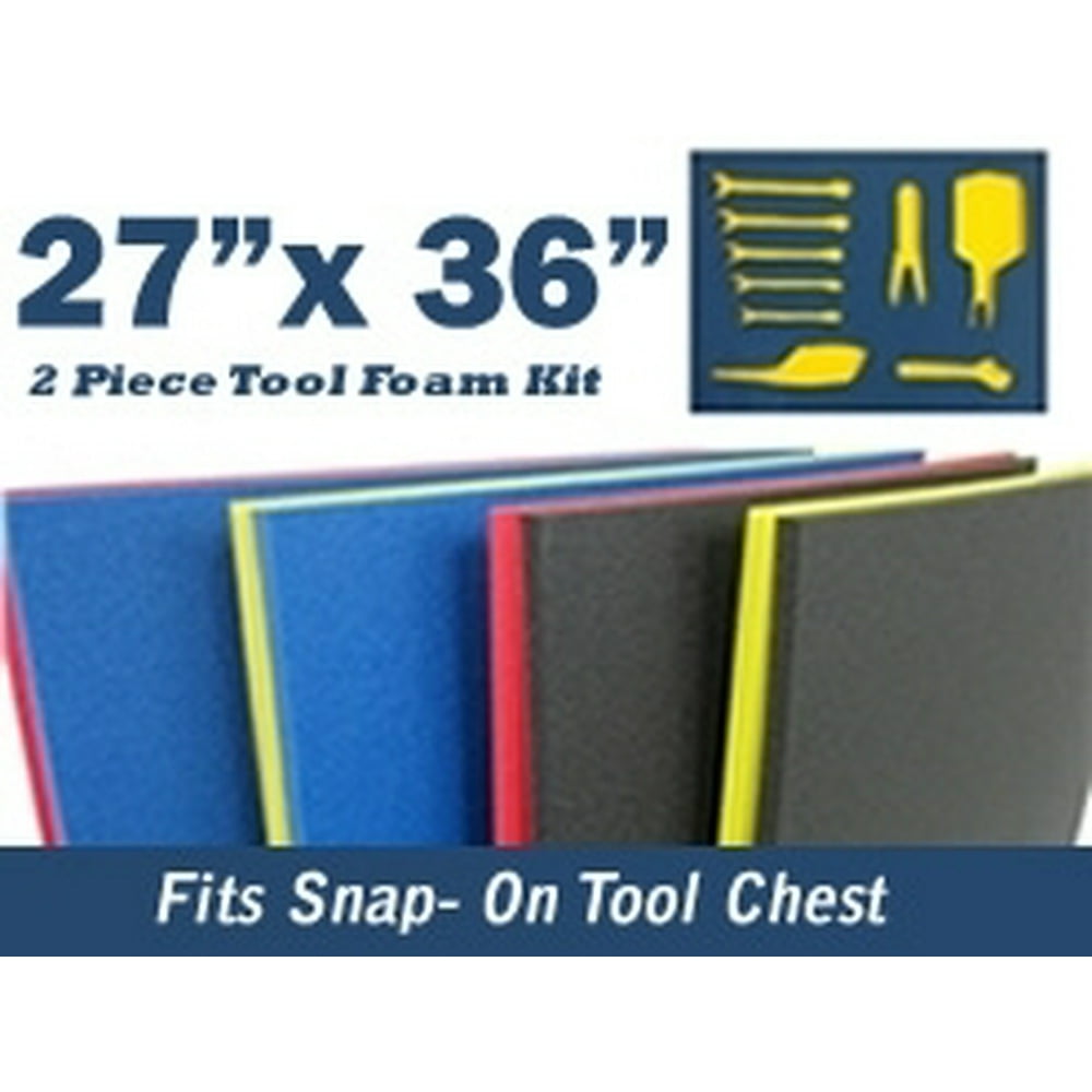 Custom Foam Tool Kits 27" x 36" Black / Red - Walmart.com - Walmart.com