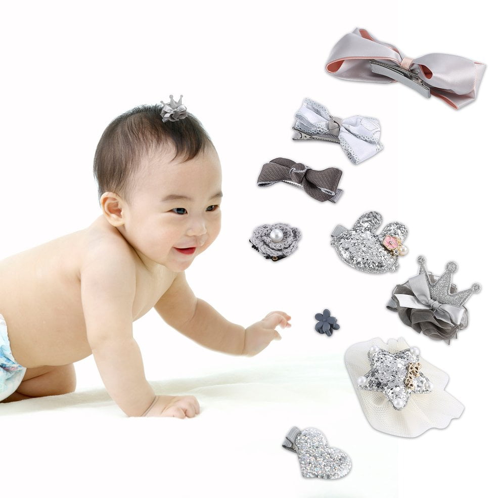 10Pcs Baby Hair Pins Baby Mini Small Hair Clips Safety Hair Pins Barrettes Hair Accessories For Girls Children Kids Walmart