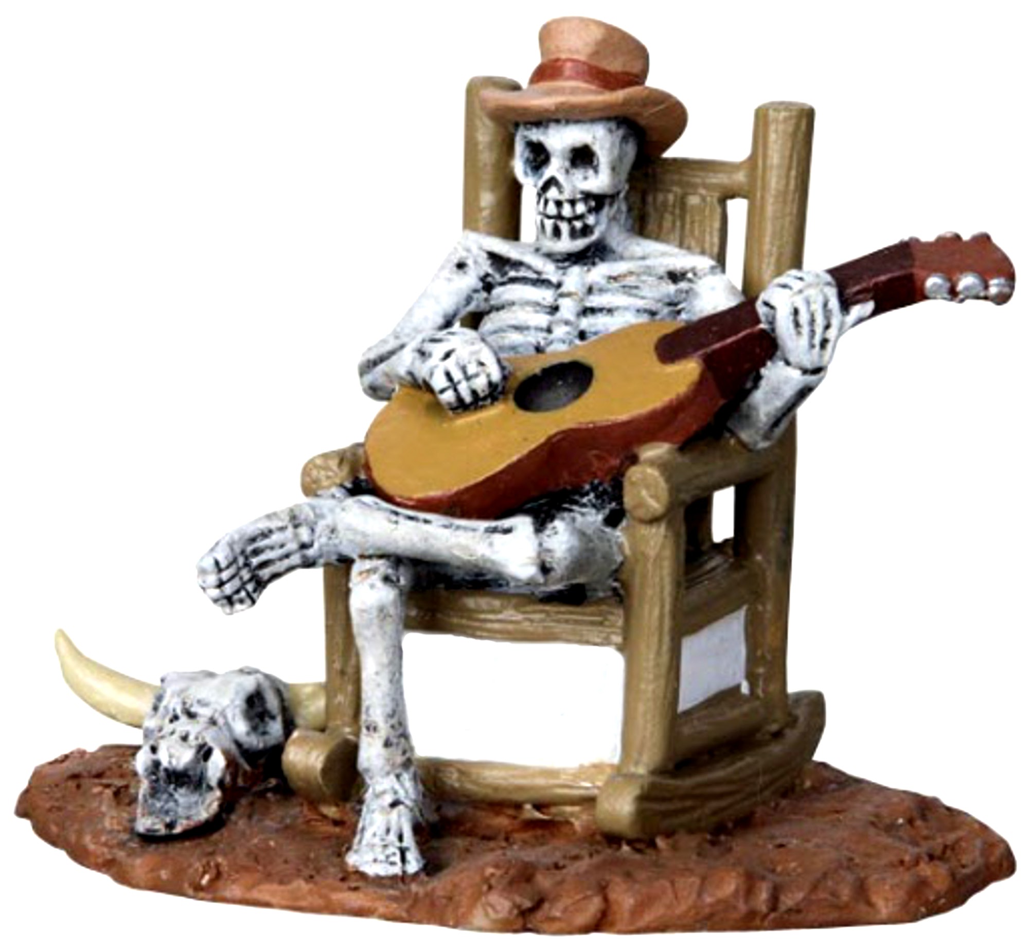 Lemax 22003 ROCKING CHAIR SKELETON Spooky Town Figurine Halloween Decor ...