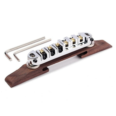 Guitar Saddle Bridge with Spanner Adjustable Instrument Bridges Kit ...