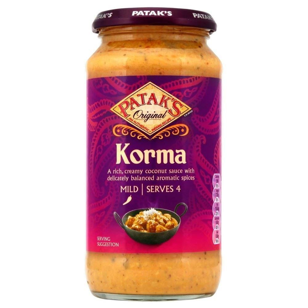 Patak's Mild Korma Sauce (450g) - Walmart.com
